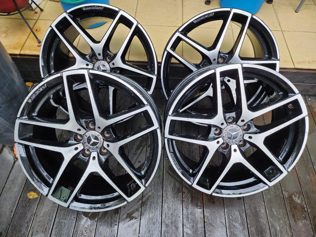 Original Mercedes GLC 43 AMG 19in Night Package Rims, Car Accessories ...