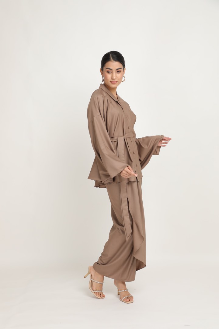 Orked Cotton Kebaya Set, Women's Fashion, Muslimah Fashion, Baju Kurung ...