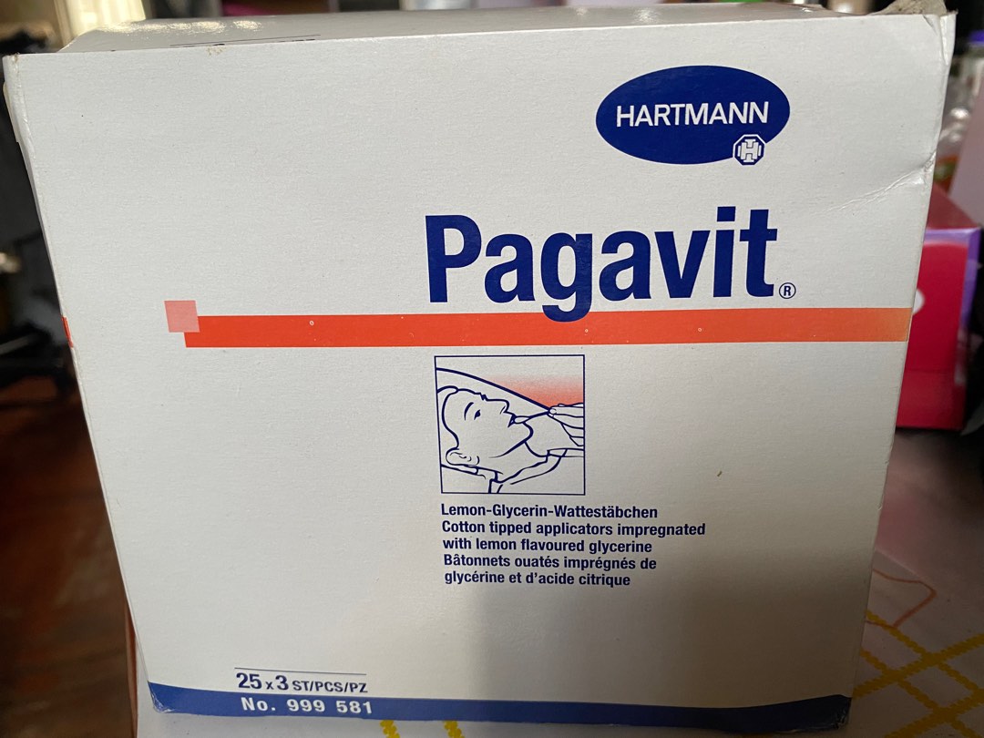 德國 Pagavit 檸檬味 飲水 棉花棒 口腔棒 獨立包裝, 其他, 其他 - Carousell