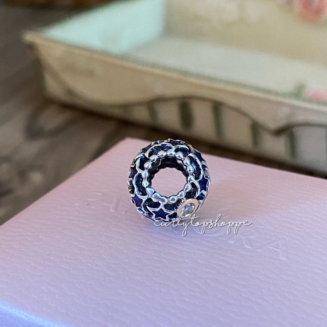 Pandora Night Sky Two Tone Charm, Women's Fashion, Jewelry & Organizers ...