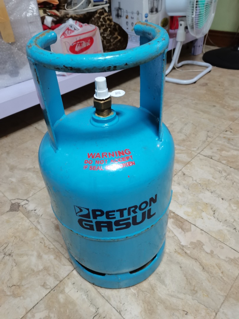 Petron Gasul Empty Tank 11 kilos, Furniture & Home Living, Kitchenware ...