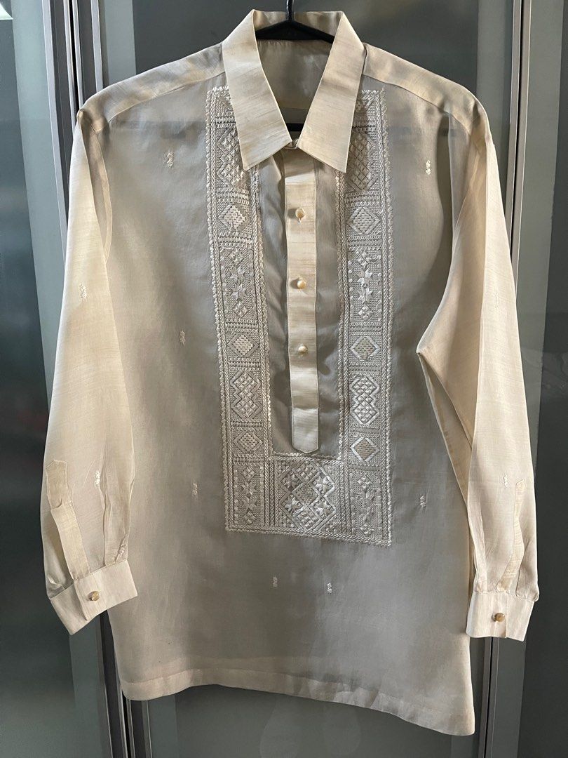 PIÑA JUSI BARONG TAGALOG FOR ADULT, Men's Fashion, Tops & Sets, Formal ...