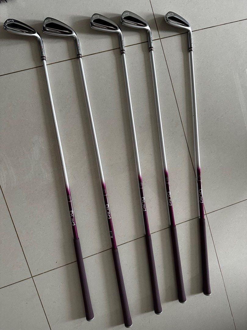 Ping Ladies GLe2 Irons (ULT240). 5 piece (PW, 6-9), Sports Equipment ...