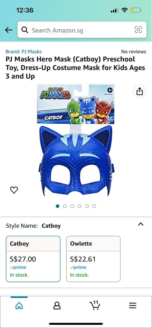 PJ mask cat boy genuine, Babies & Kids, Babies & Kids Fashion on Carousell