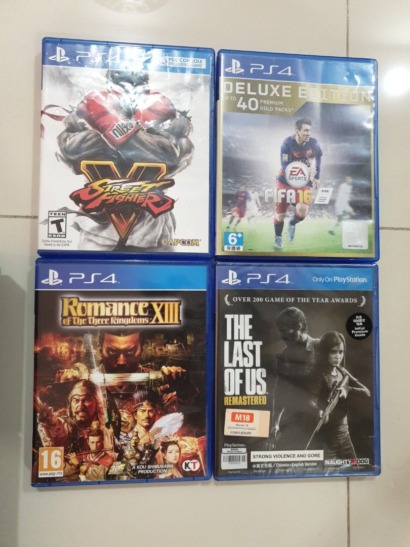 PlayStation 4 Full set with controller and games, Video Gaming, Video ...