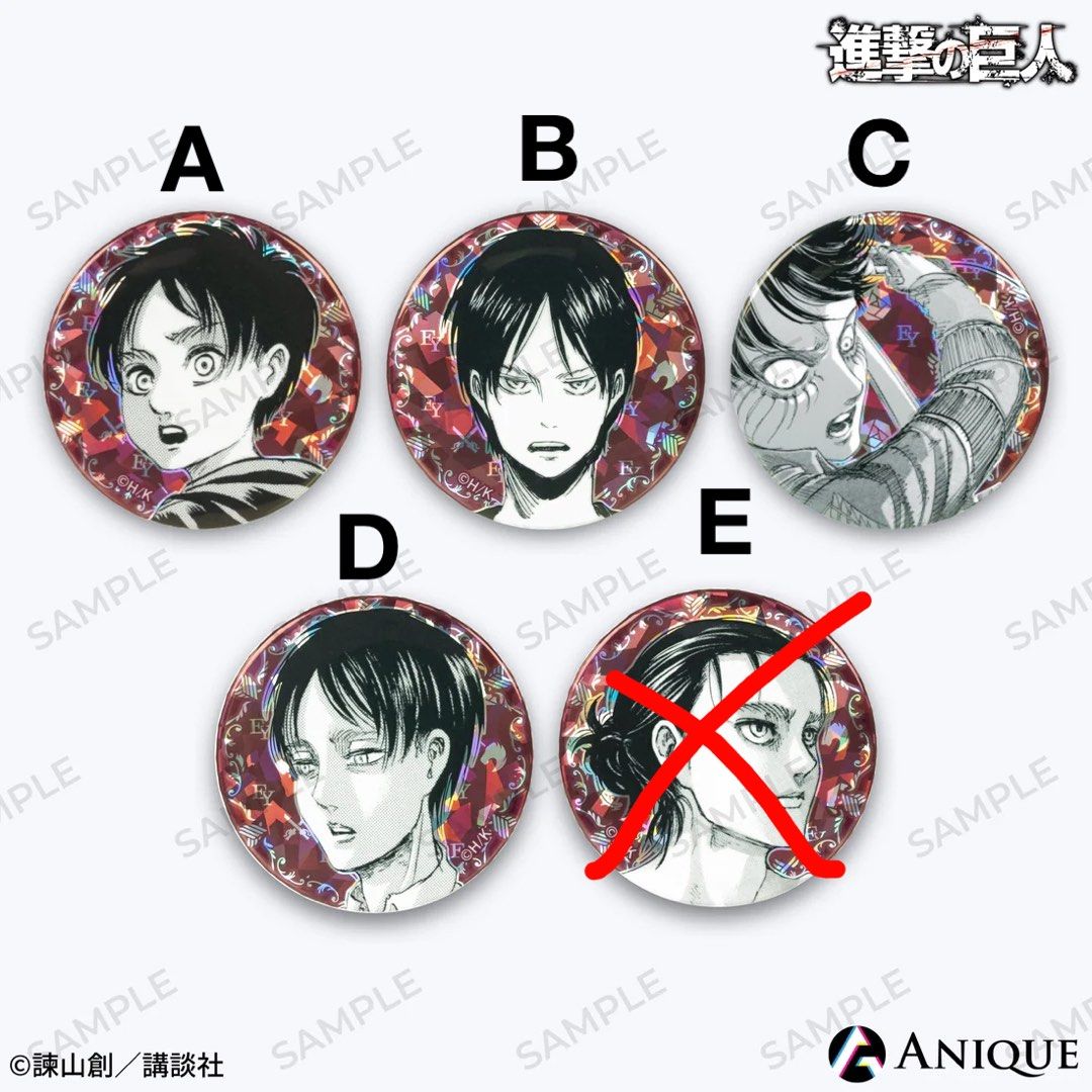 [PO | SPLIT/BOX] AOT Attack on Titan Eren Birthday 2023 Acrylic Stand ...