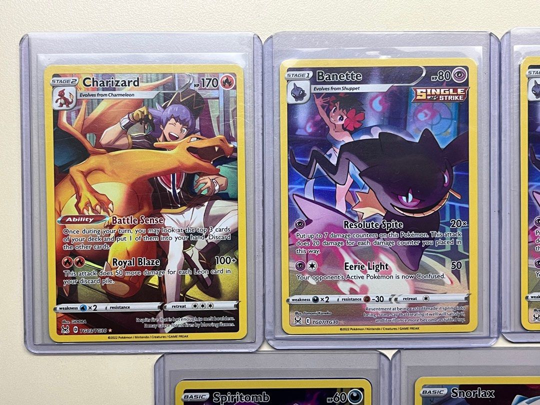 Pokemon TCG - Lost Origin Trainer Gallery, Charizard, Banette ...