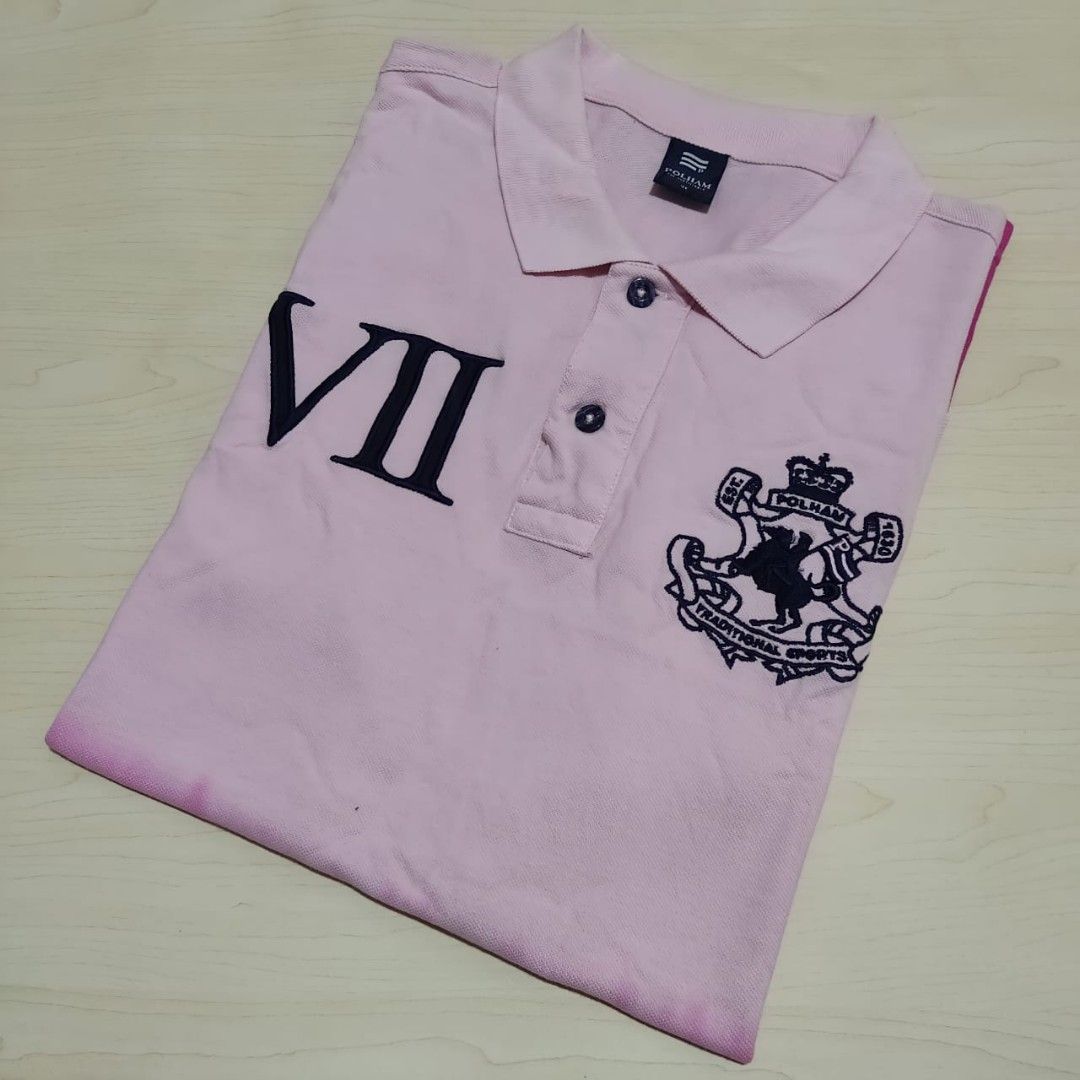 Polham kaos polo shirt gradasi colour bordir logo origonal second ...