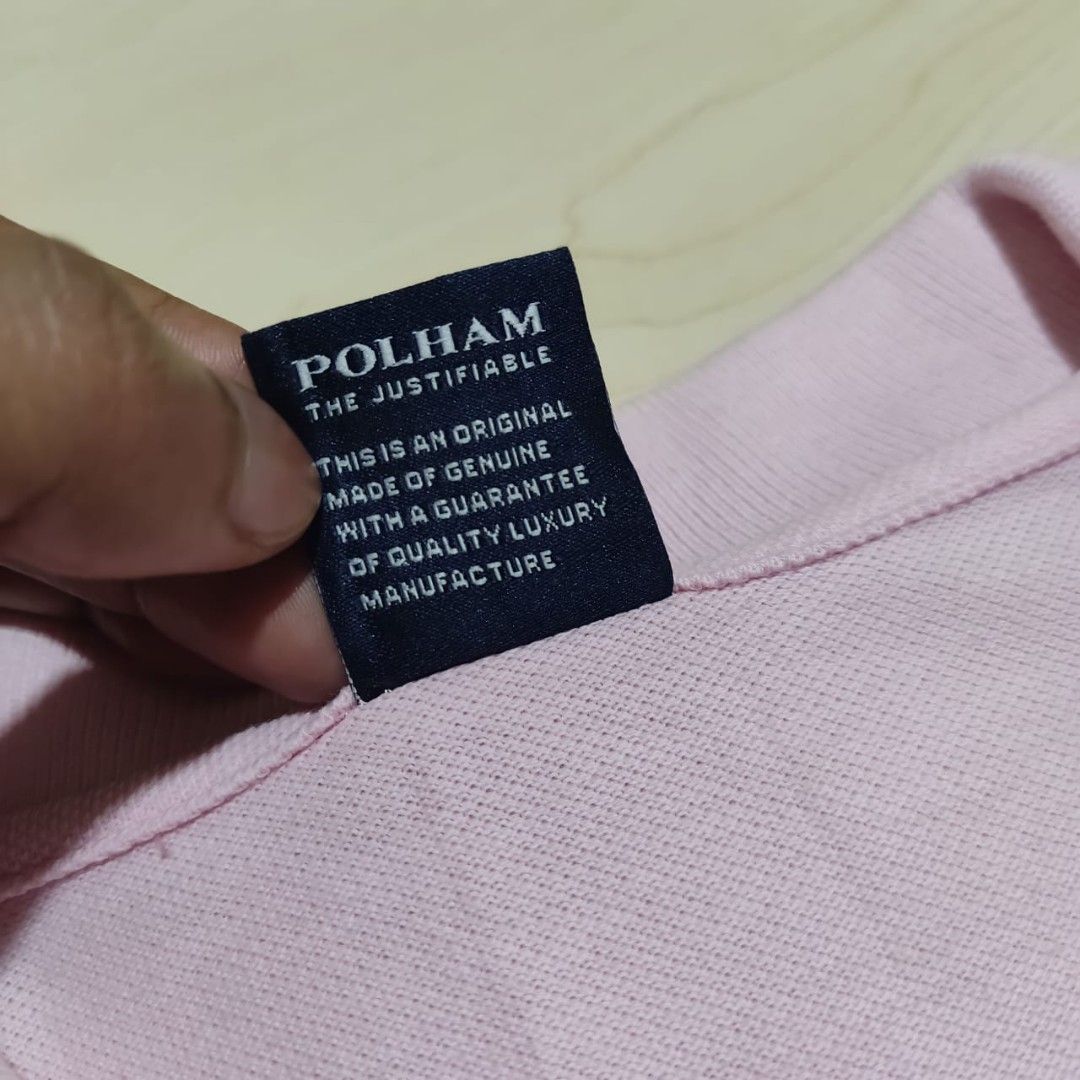 Polham kaos polo shirt gradasi colour bordir logo origonal second ...