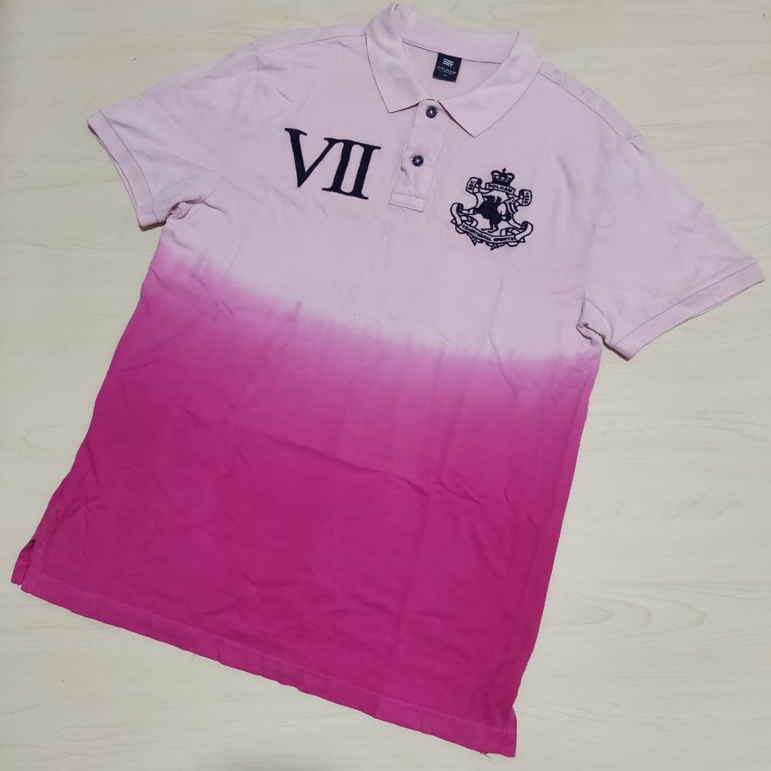 Polham kaos polo shirt gradasi colour bordir logo origonal second ...