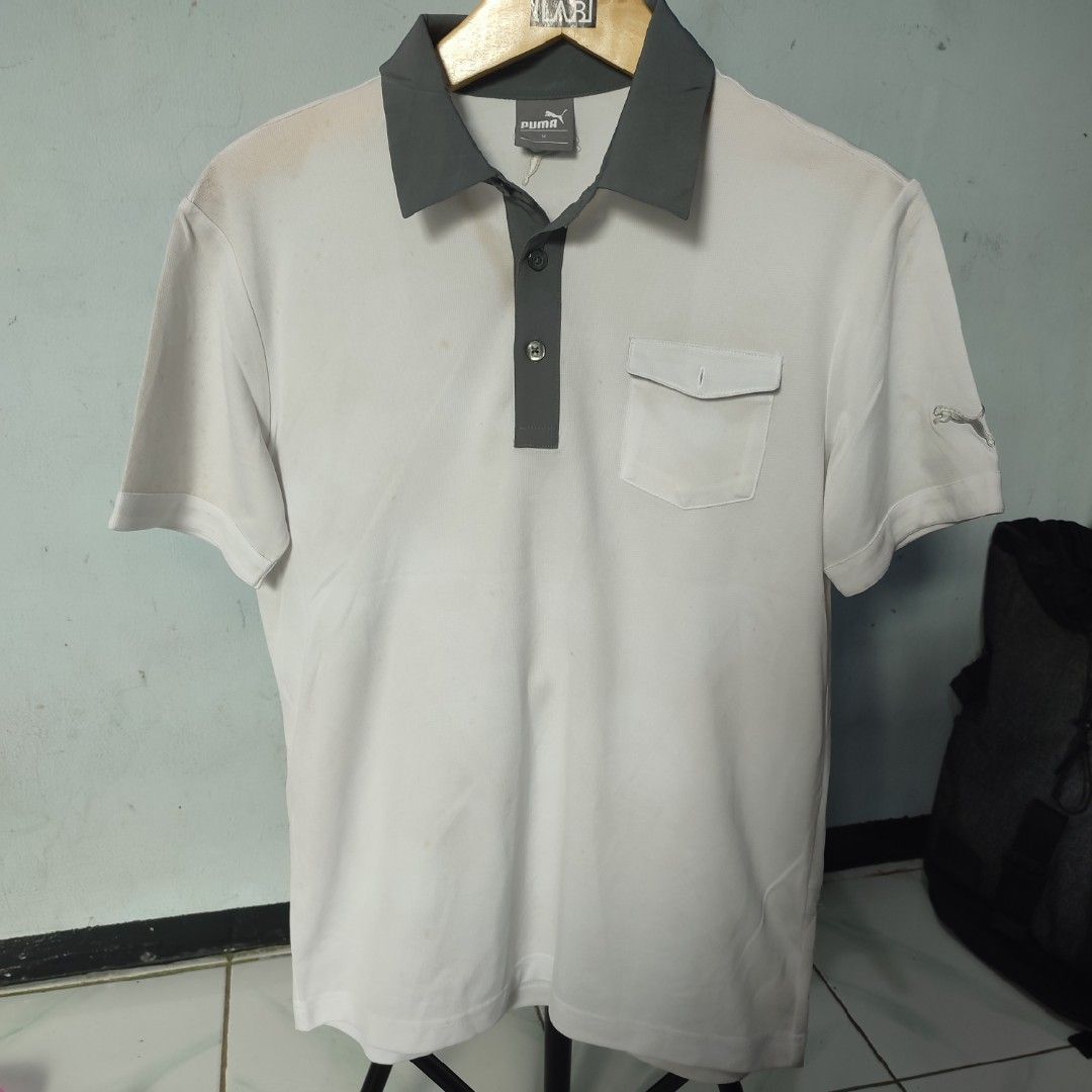 Polo Shirt puma branded mines noda aja, Fesyen Pria, Pakaian , Atasan ...