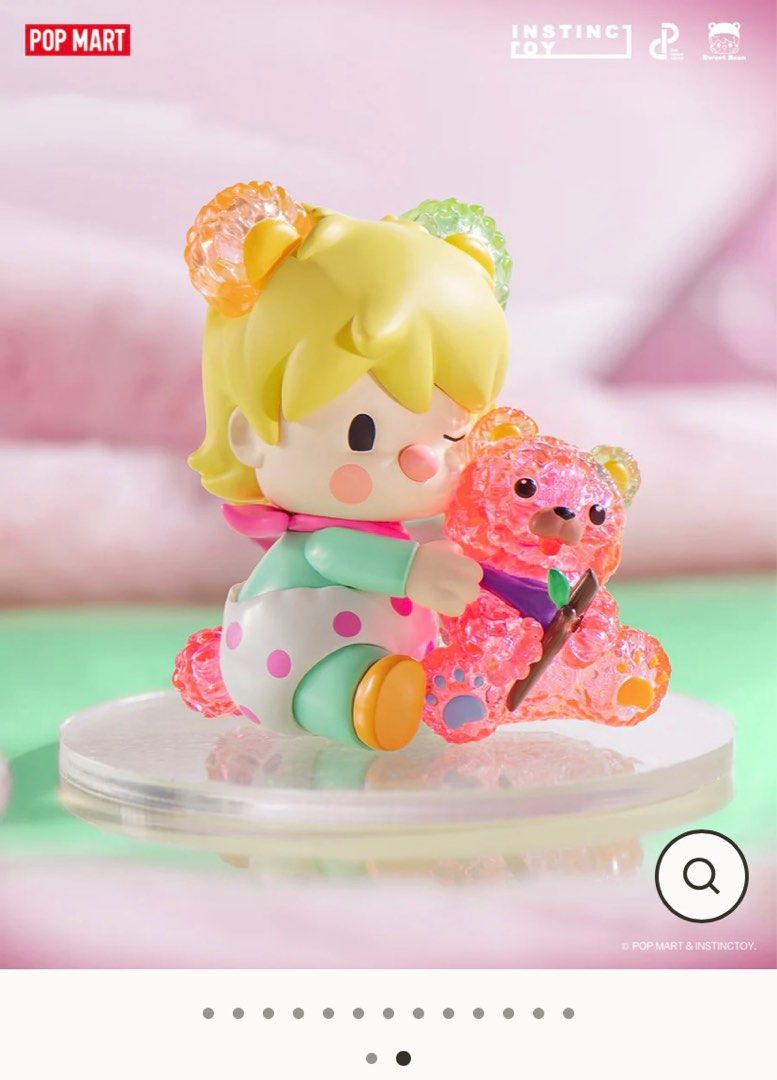 Popmart sweet bean instinct toy sweet together, Hobbies & Toys, Toys ...