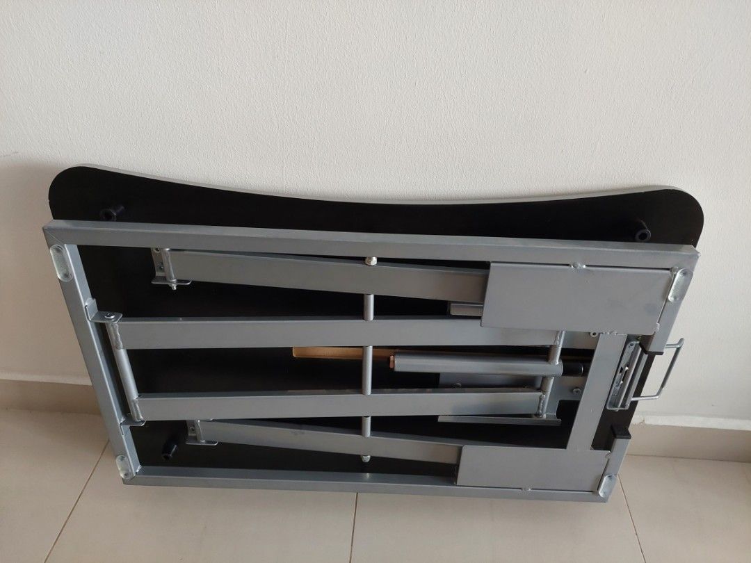 Portable monitor laptop table sit stand, Furniture & Home Living ...