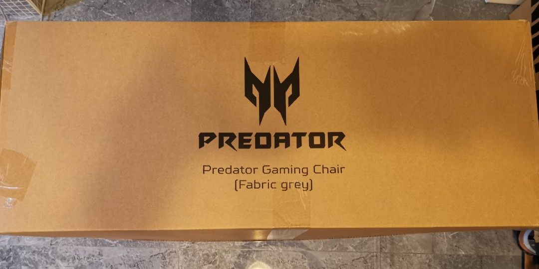 Predator Gaming Chair Fabric (Grey), Furniture & Home Living, Furniture ...