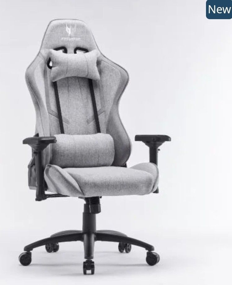 Predator Gaming Chair Fabric (Grey), Furniture & Home Living, Furniture ...