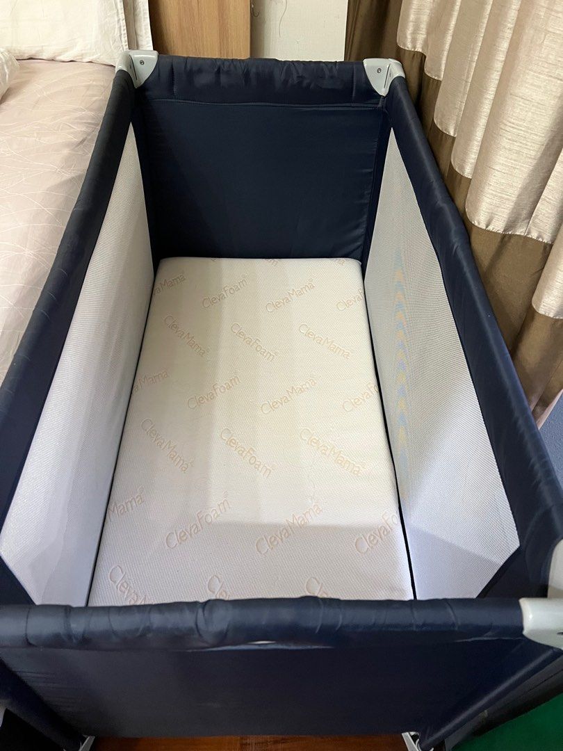 Foldable Baby travel cot, Babies & Kids, Baby Nursery & Kids Furniture ...