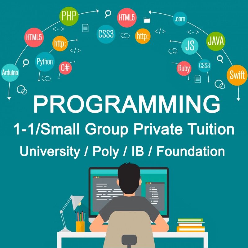 Programming Tutor Class For Python C C C Oop Java Javascript Html Css Mysql Unity Learning 