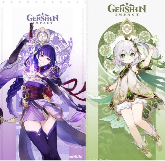 Raiden Nahida 230+ Wishes - AR40 Raiden Nahida Genshin Impact Reroll ...