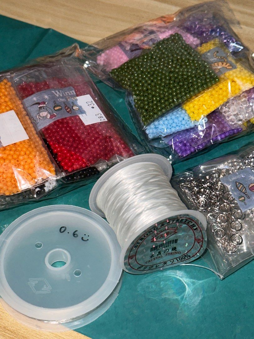 random beads set, Hobbies & Toys, Stationery & Craft, Craft Supplies ...