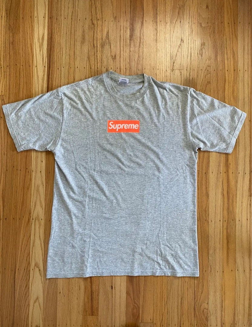 RARE 2002 Supreme Safety Box Logo Bogo, Men's Fashion, Tops & Sets ...
