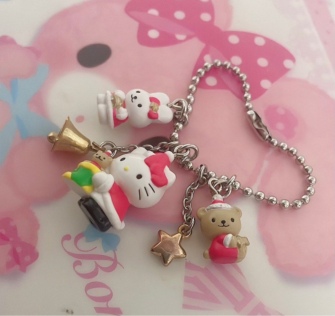 Rare hello kitty and friends charms keychains sanrio, Hobbies & Toys ...