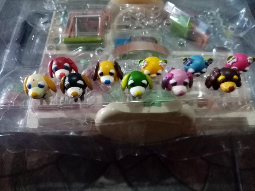 Rare Ocha Ken Gacha Tea Dog Miniature Figure House Toy set on Carousell