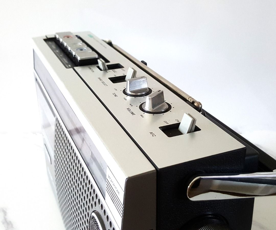 Rare! Vintage Sony CFM-838 Portable AM/FM Radio Cassette Player/Boombox ...