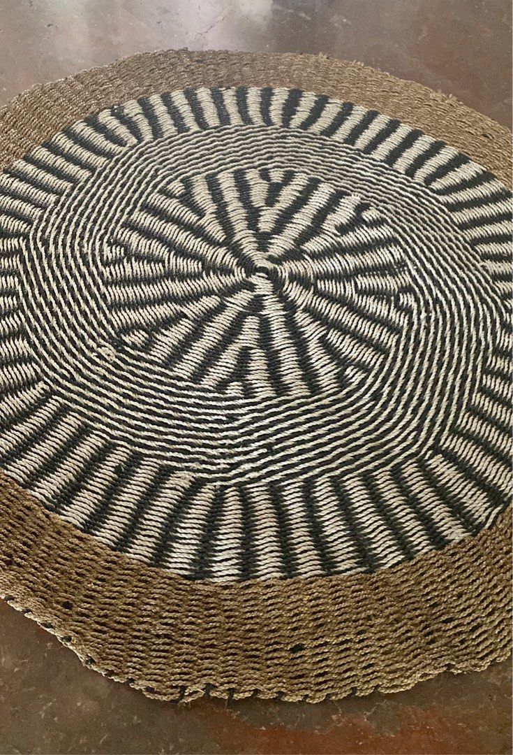 Rattan Rug, Furniture & Home Living, Home Decor, Carpets, Mats ...