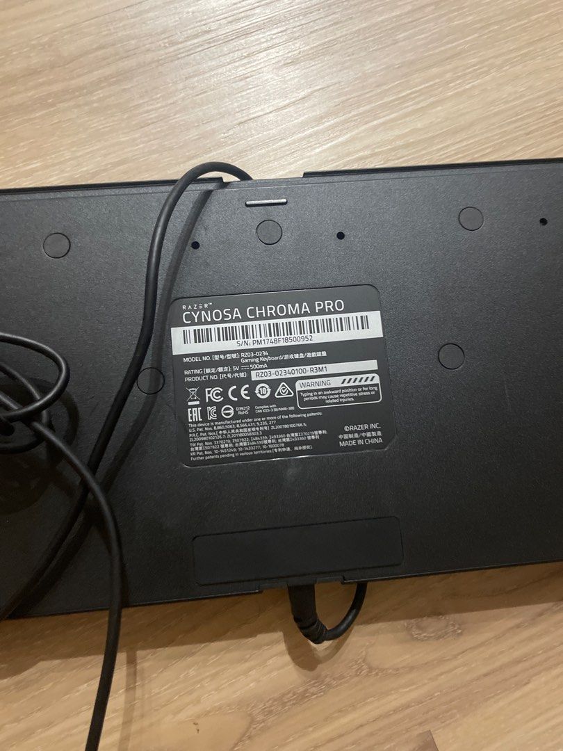 Razer Chroma Pro Keyboard, Computers & Tech, Parts & Accessories ...