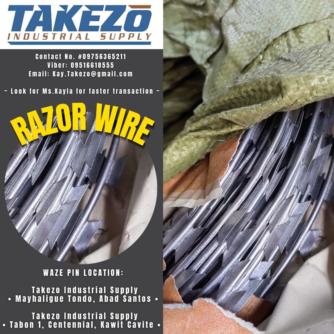 RAZOR WIRE, Commercial & Industrial, Construction & Building Materials ...