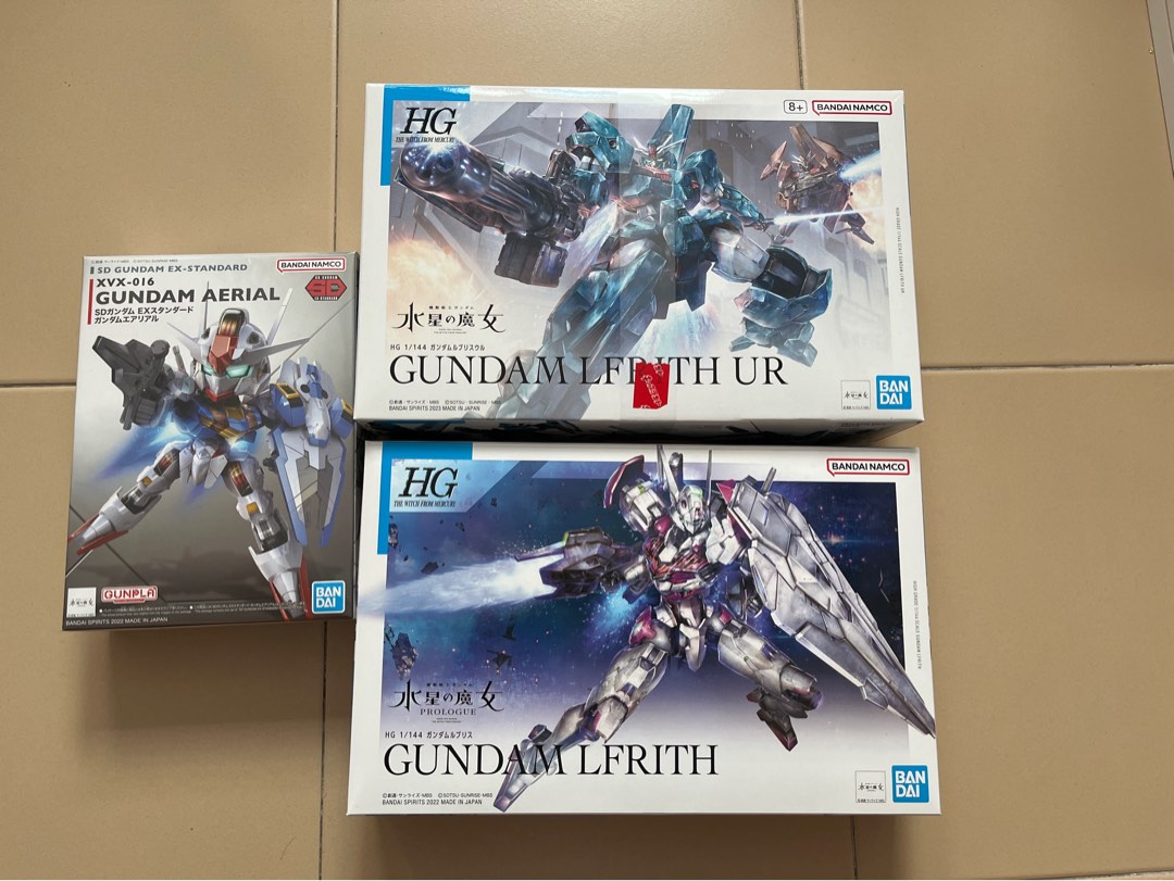 (Ready Stock) HG Lfrith , Lfrith UR, SD Aerial gundam, Hobbies & Toys ...