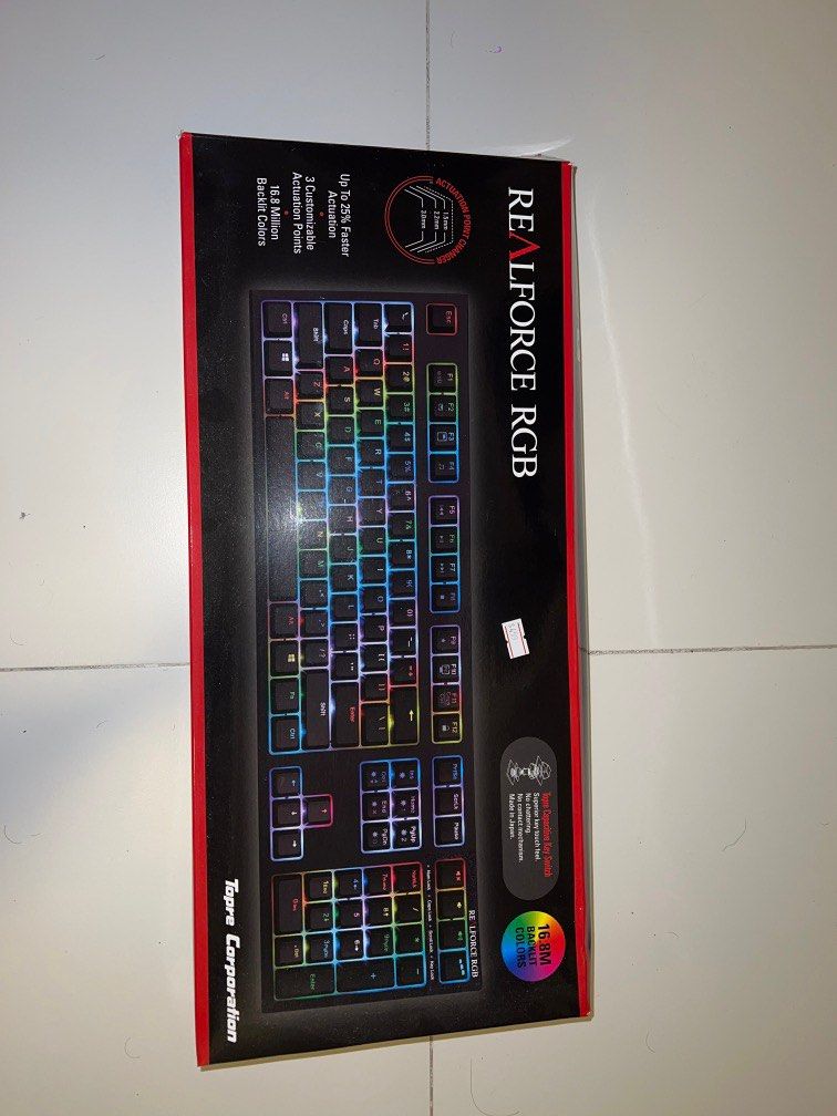 Realforce RGB (Topre) Full size, Computers & Tech, Parts & Accessories ...