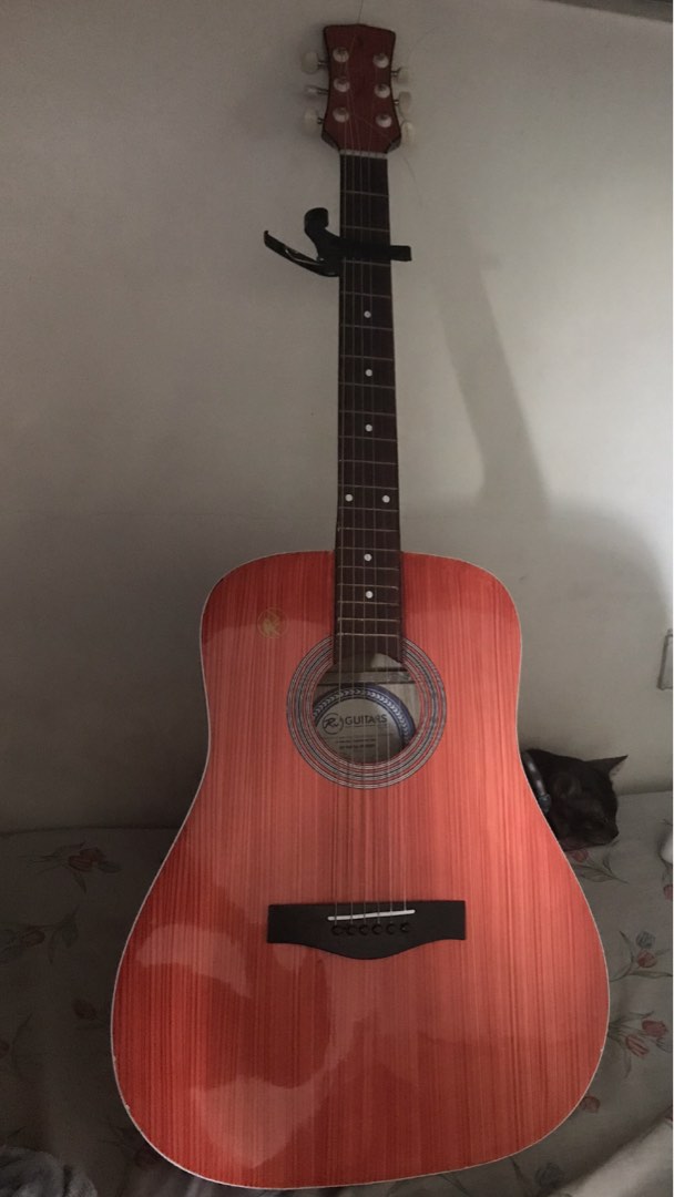 RJ Acoustic Guitar, Hobbies & Toys, Music & Media, Musical Instruments on Carousell