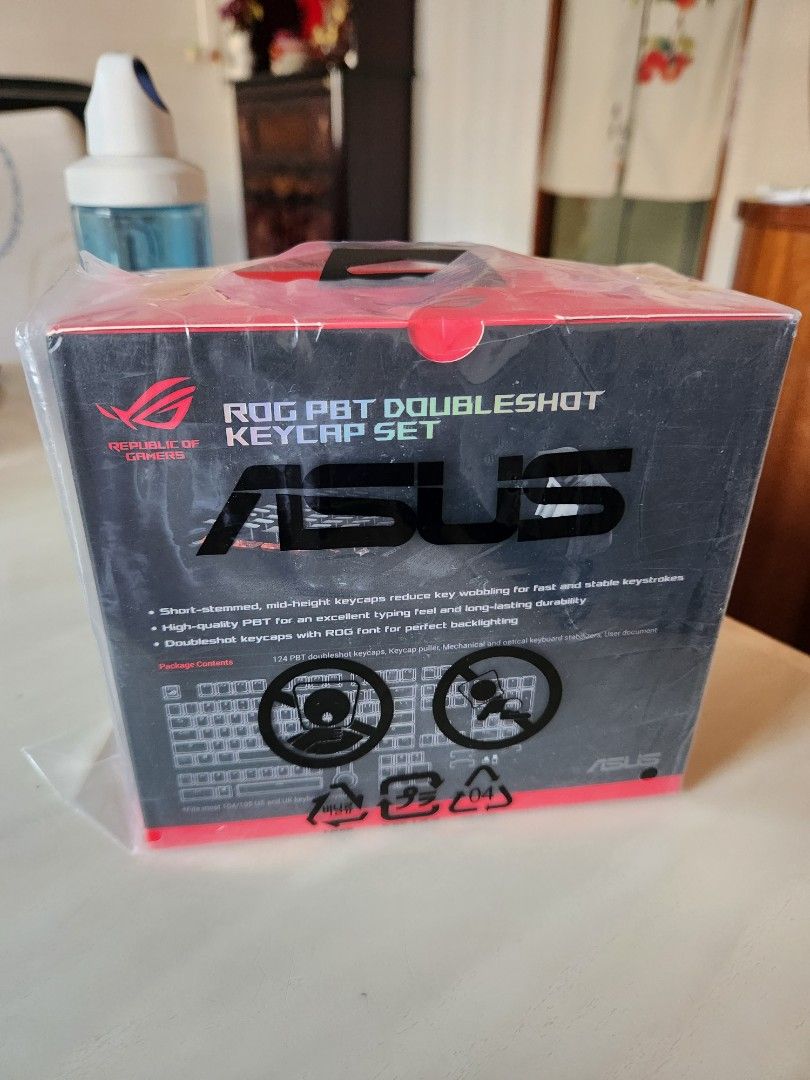 ROG PBT Doubleshot Keycap Set, Computers & Tech, Parts & Accessories ...