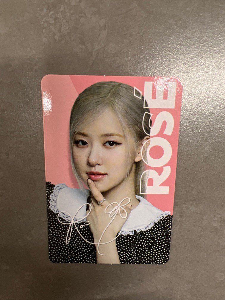 Rose blackpink oreo card, Hobbies & Toys, Memorabilia & Collectibles, K ...