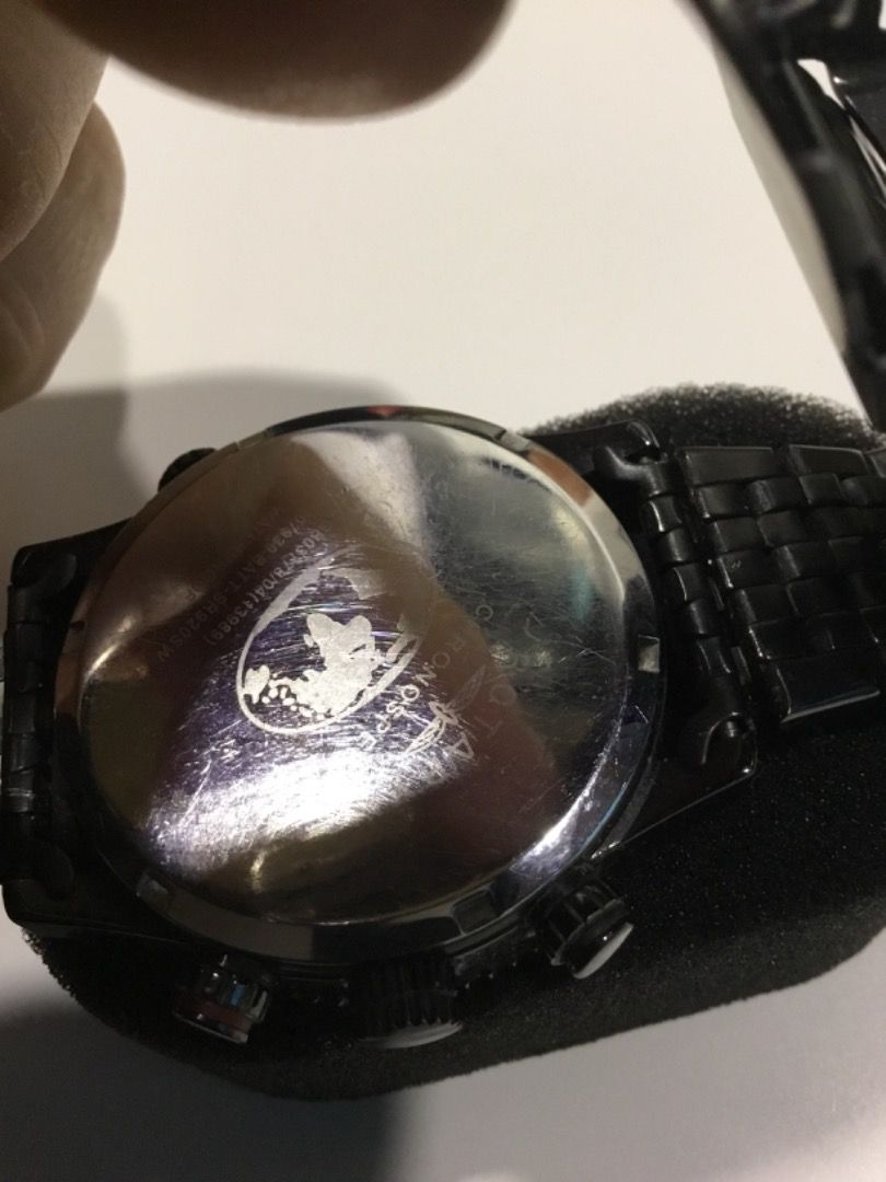 Rotary Black Chronospeed watch, new battery, Men's Fashion, Watches ...