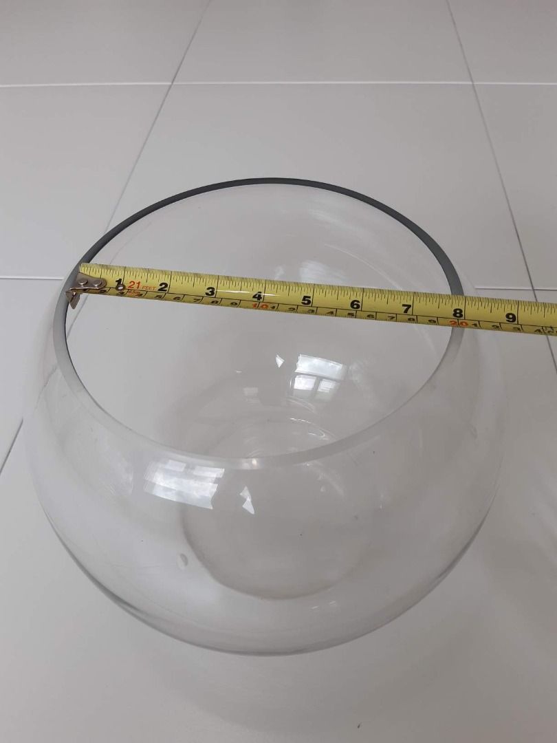Round aquarium fish tank glass - 30 x 23cm $18, Pet Supplies, Homes ...