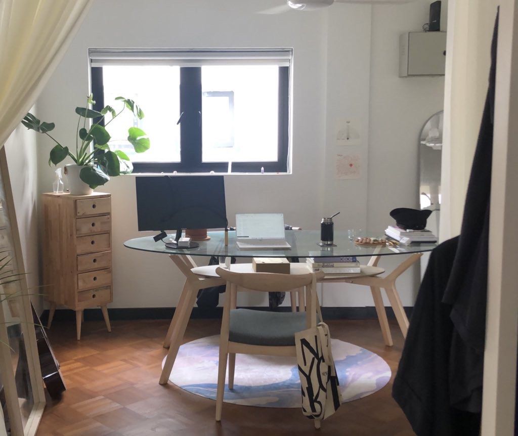 Ruma Home Clapton Glass dining table , Furniture & Home Living ...