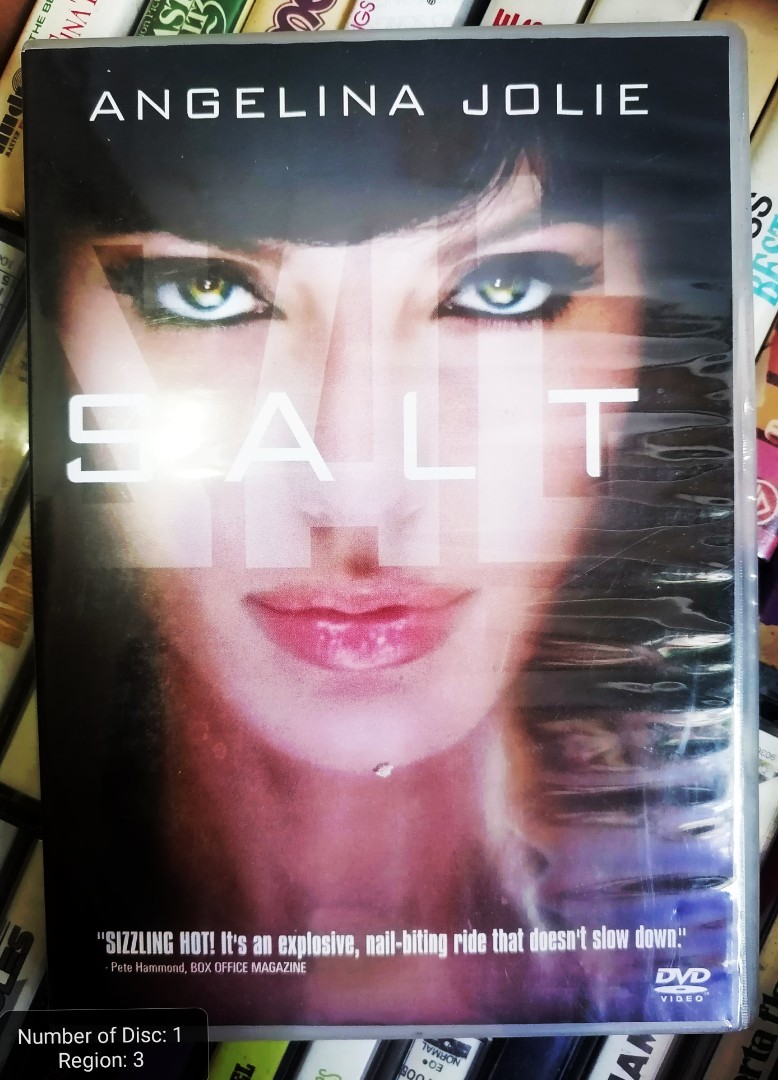 SALT DVD Movie Original DVD Movies DVDs Movie For Sale Foreign Angelina ...