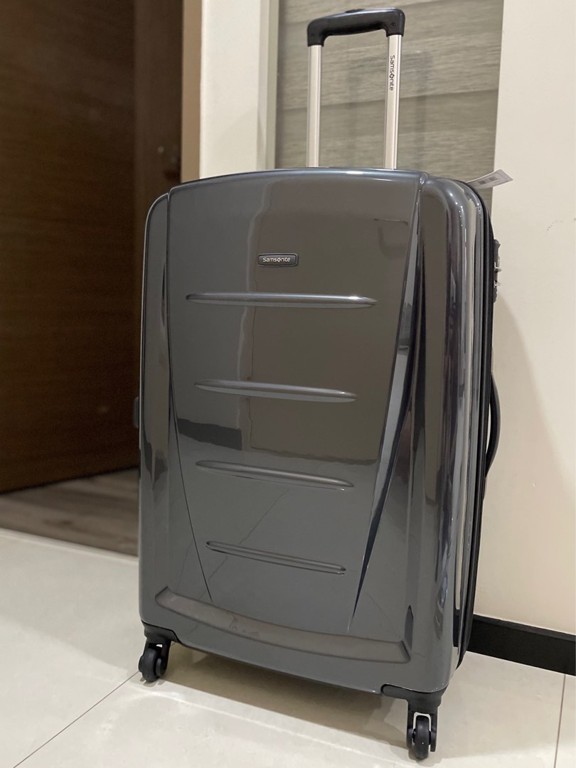 Samsonite Sigma Graphite Large 76/28 Suitcase Luggage, Hobbies & Toys ...
