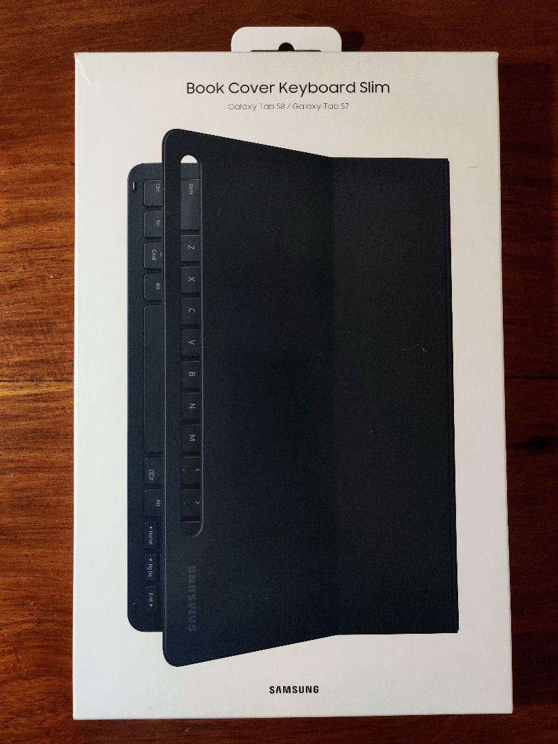 Samsung Book Cover Keyboard Slim (11") for Galaxy Tab S7, S8, Computers ...