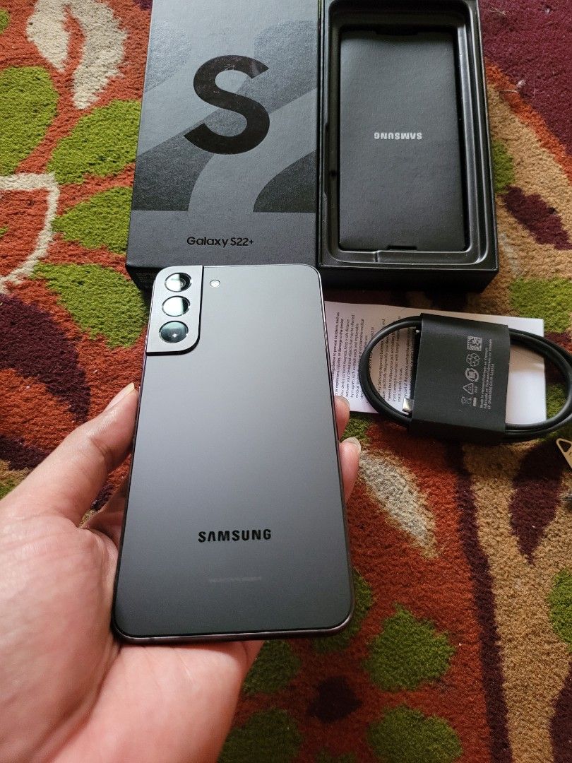 Samsung S22+ plus 8/256 Fulset Resmi SEIN , Bisa Tukar Tambah Hp lain ...