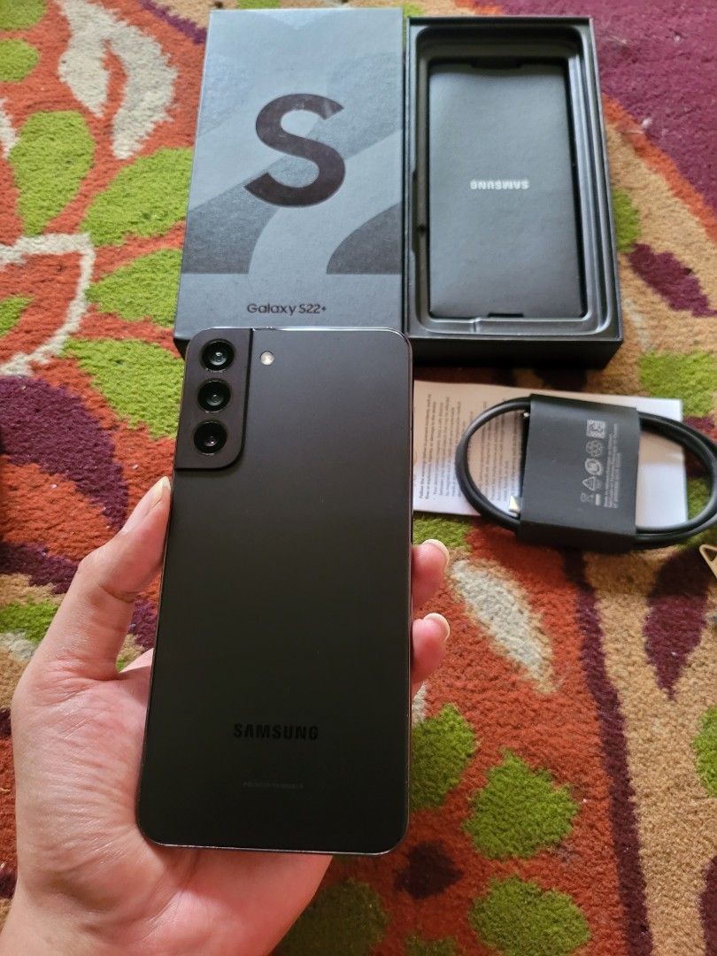 Samsung S22+ plus 8/256 Fulset Resmi SEIN , Bisa Tukar Tambah Hp lain ...