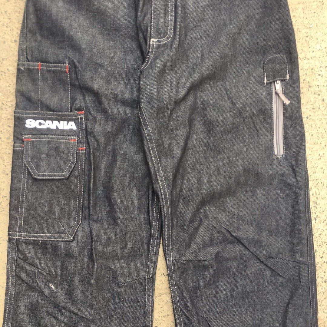 SCANIA WORKWEAR PANTS, Men's Fashion, Bottoms, Jeans on Carousell