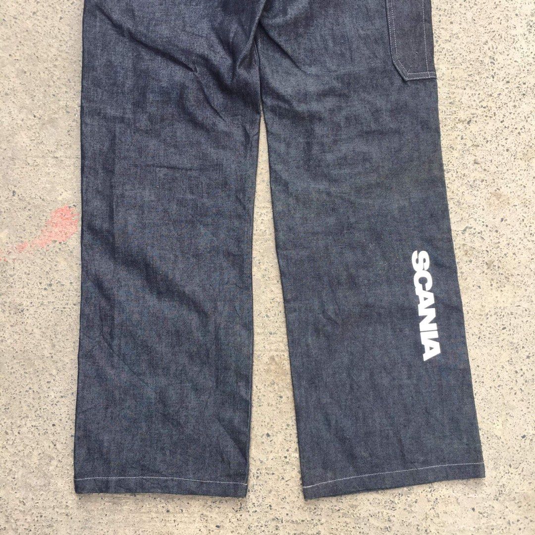 SCANIA WORKWEAR PANTS, Men's Fashion, Bottoms, Jeans on Carousell