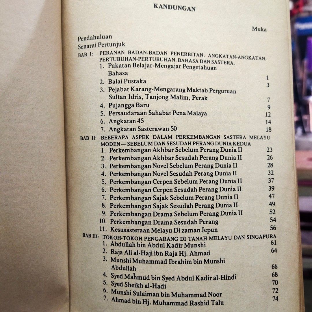 Sejarah Sastera Melayu Moden #33, Hobbies & Toys, Books & Magazines ...