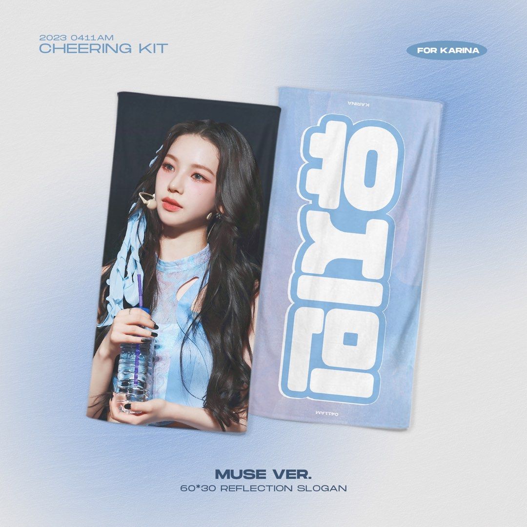 [SG GO] KARINA CHEERING KIT by 0411AM_KARINA, Hobbies & Toys ...