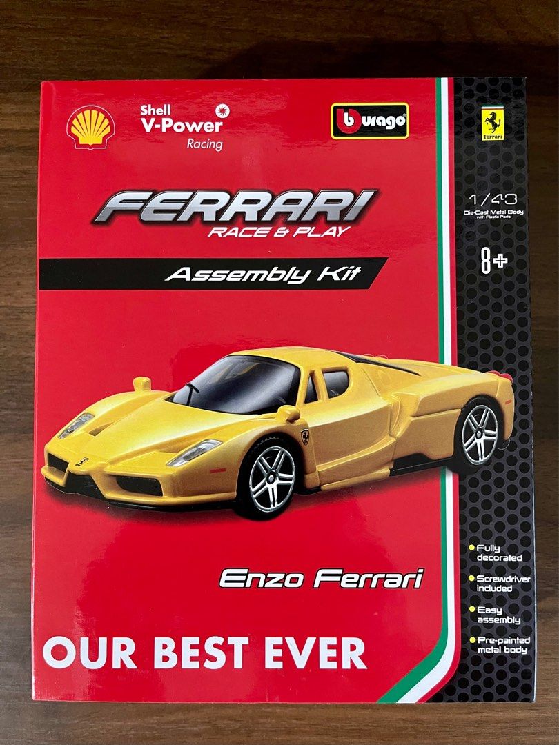Shell V-Power Ferrari Assembly Kit, Hobbies & Toys, Toys & Games on ...