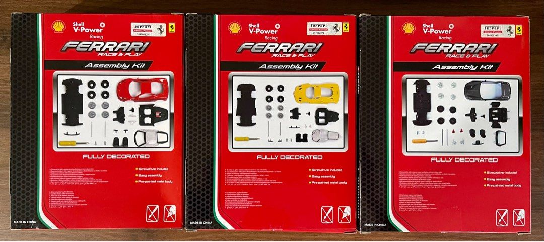 Shell V-Power Ferrari Assembly Kit, Hobbies & Toys, Toys & Games on ...