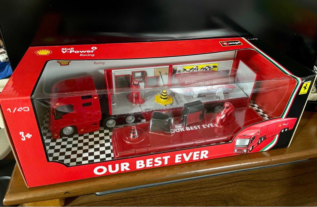 Shell V-Power Ferrari Trailer Truck, Hobbies & Toys, Toys & Games on ...